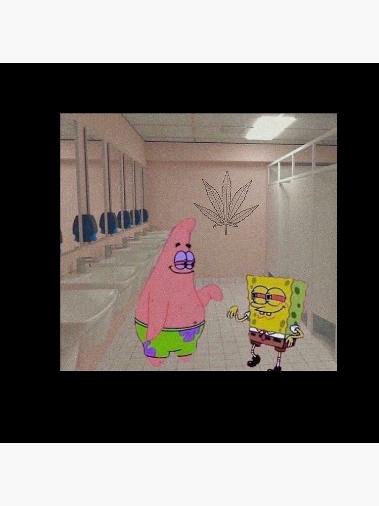 "STONED SPONGEBOB AND PATRICK" Art Print by moordekay95 | Redbubble