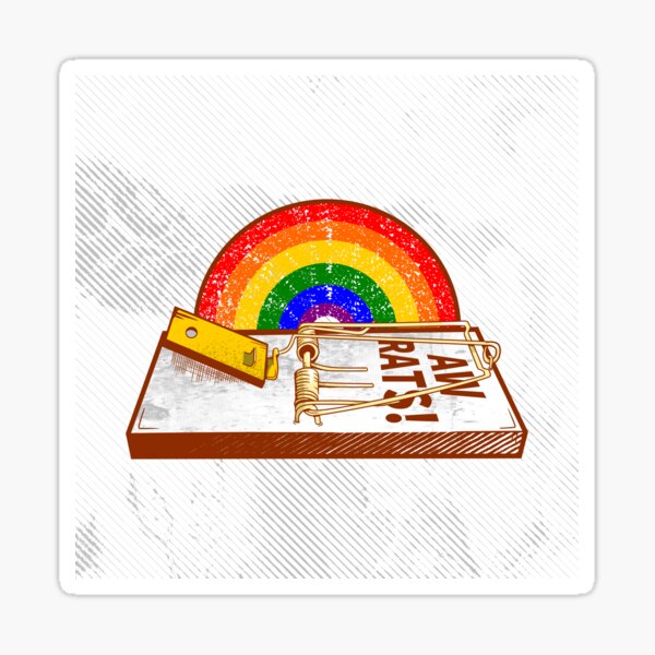"Rat Trap" Sticker by piedaydesigns | Redbubble