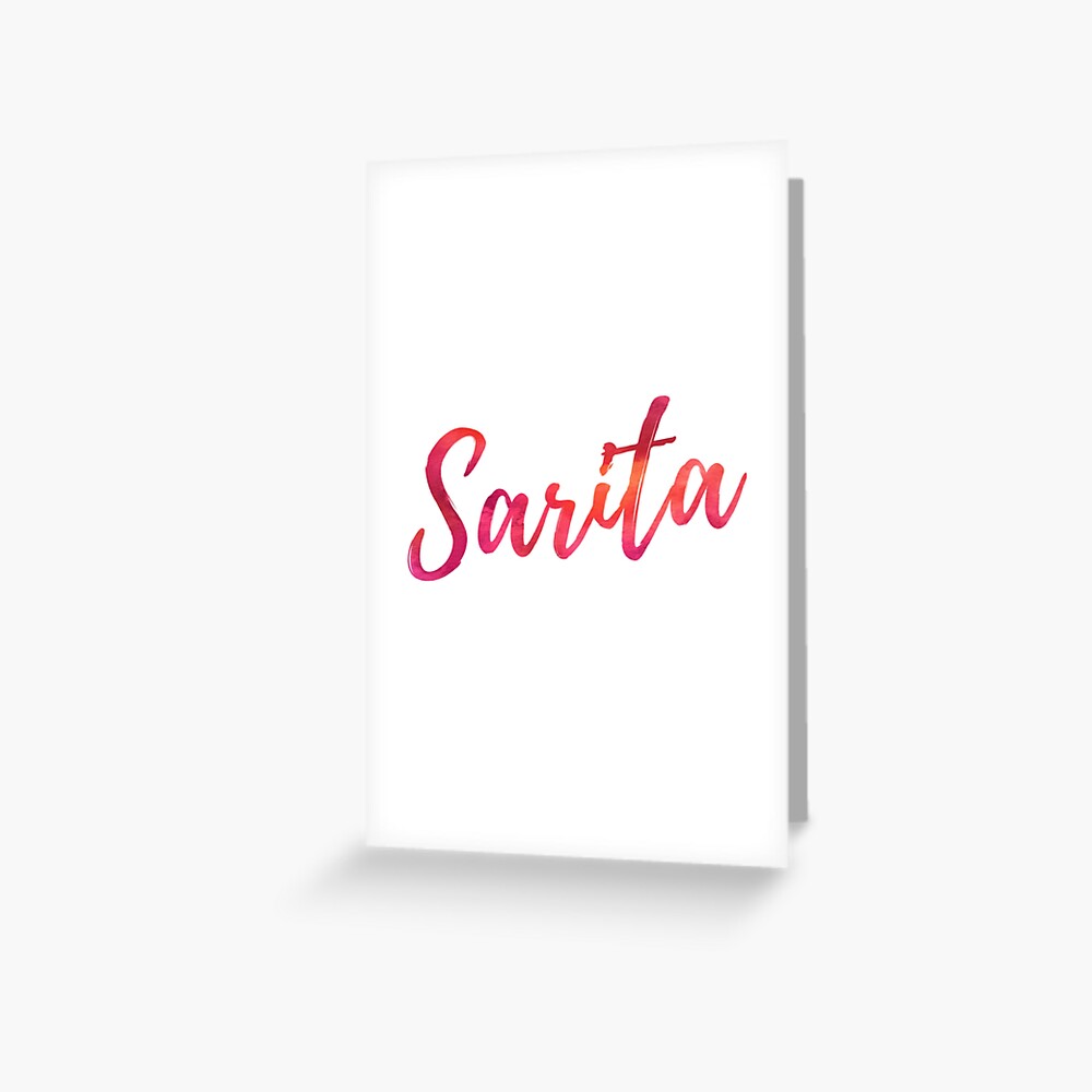 "Sarita" Sticker for Sale by msawyer | Redbubble