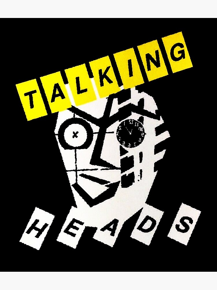 "Best Talking Heads logo music rock" Art Print by macarthursorcha ...