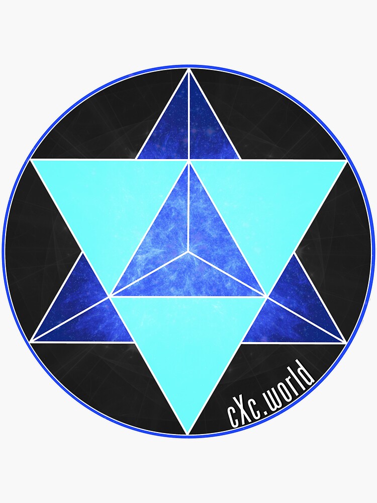"BLUX / BLU Sticker - Fractal Metatron | cXc.world (Beta) Collection ...