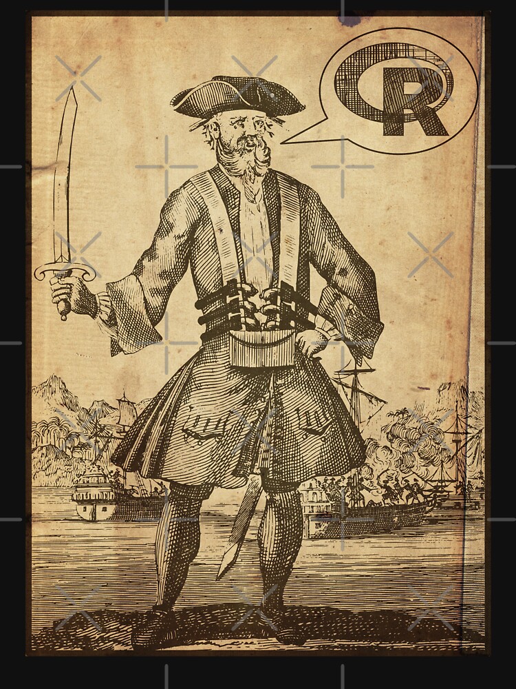 "R (arrrr) said the Pirate of Statistical Computing..." T-shirt by ...