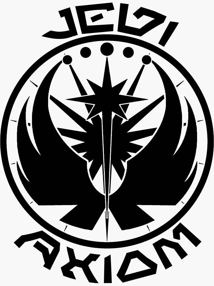 "Axiom Symbol with Text" Sticker by JediAxiom | Redbubble