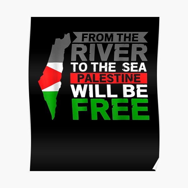 "Free Gaza Palestine Flag" Poster by jackbellart | Redbubble