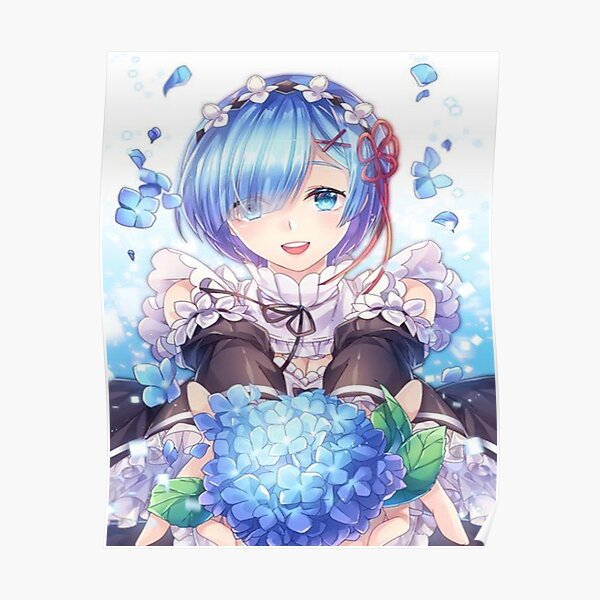 "Rem (re zero)" Poster by ahmedtaki | Redbubble