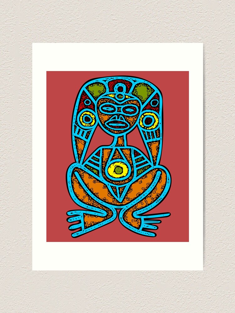 "ATABEY GODDESS TAINO SYMBOL" Art Print by liamaris | Redbubble