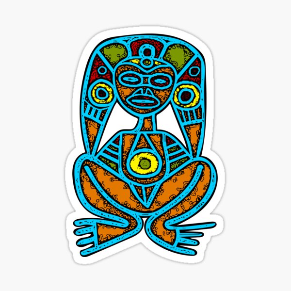 "ATABEY GODDESS TAINO SYMBOL" Sticker for Sale by SoLunAgua . | Redbubble