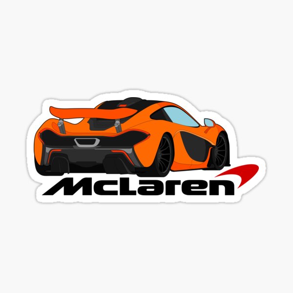 "mclaren" Sticker for Sale by carlyypetersonn | Redbubble