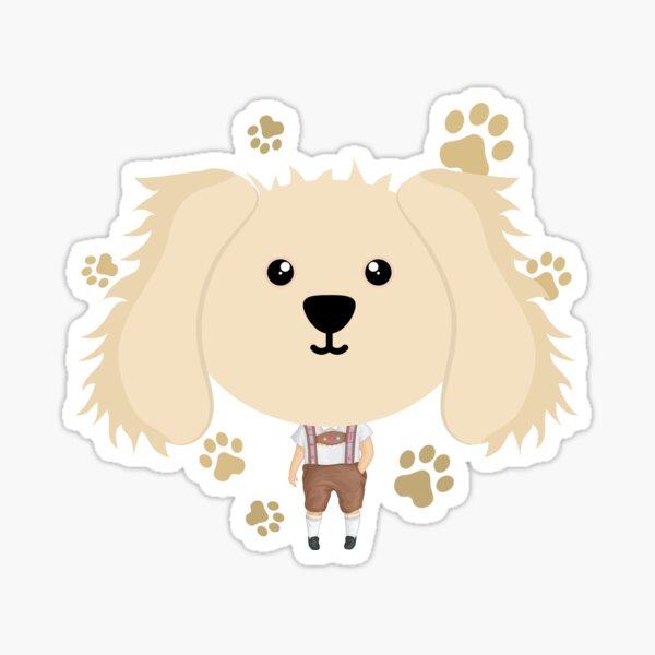 "Boy Dog head" Sticker for Sale by m-laP | Redbubble