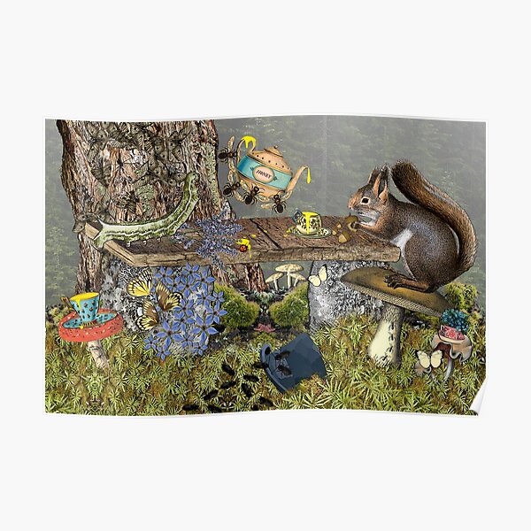 "Insect Tea Party" Poster for Sale by historicnature | Redbubble