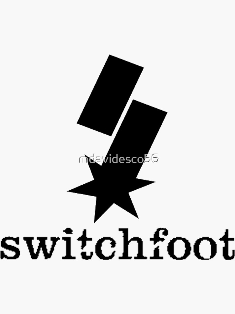 "The logos favorite is the best switchfoot rock band" Sticker for Sale ...
