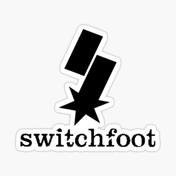 "The logos favorite is the best switchfoot rock band" Sticker for Sale ...