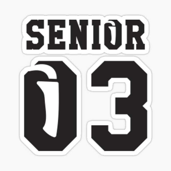 "Senior 03" Sticker for Sale by Akdesain | Redbubble