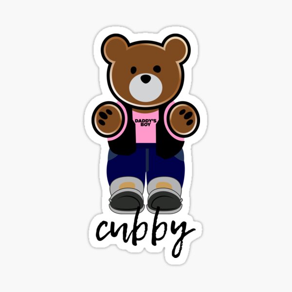 "Cubby 1" Sticker for Sale by Brokens-Bears | Redbubble
