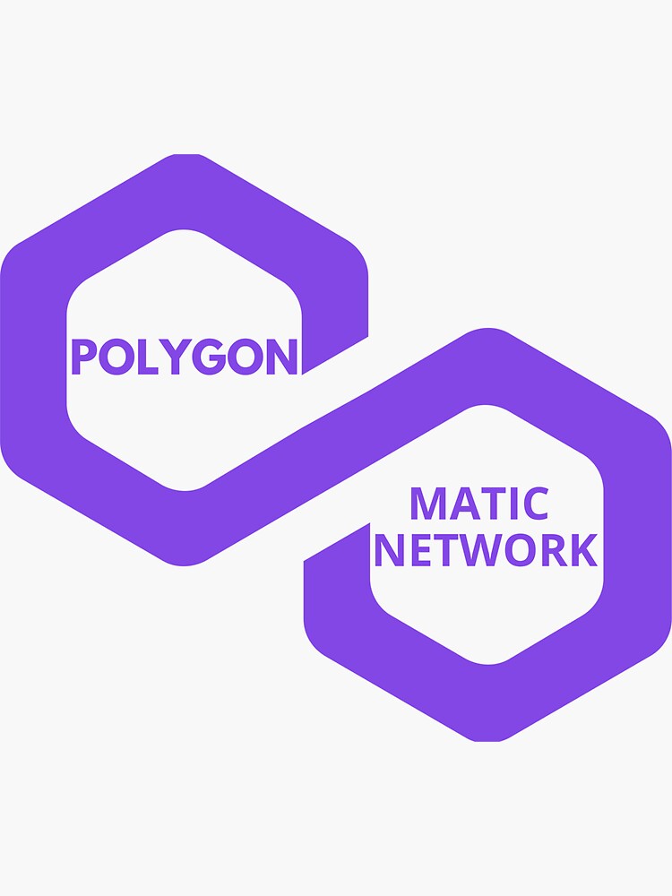"Polygon Matic Network" Sticker by Scubaloppy | Redbubble