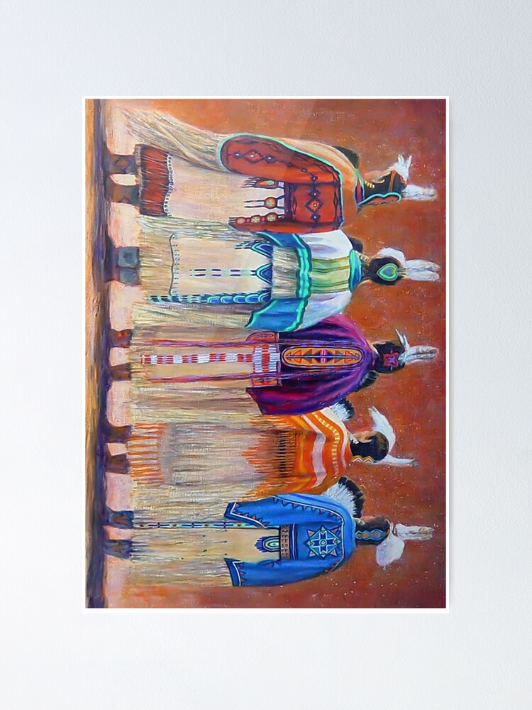 "Native American Woman Poster" Poster for Sale by RadanaMJohnova ...