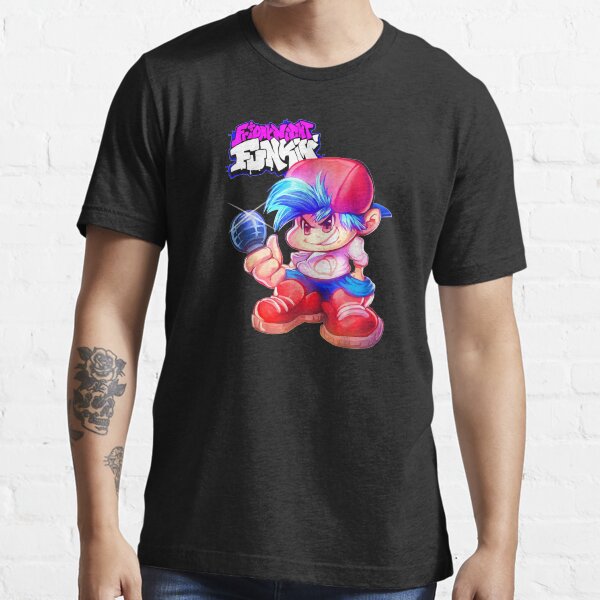 "FNF Game Boyfriend Realist Art T-Shirt" T-shirt for Sale by Active ...
