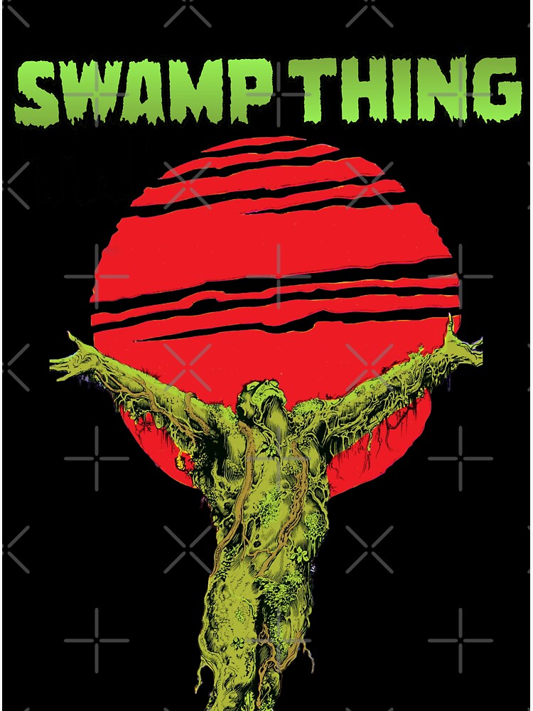 "Swamp Thing" Sticker for Sale by fadedanalog | Redbubble
