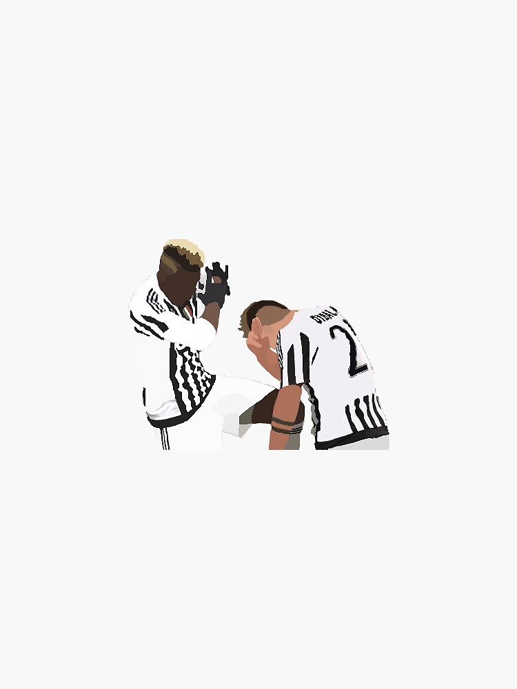 "Paul Pogba Paulo Dybala Dab" Sticker for Sale by futbolistah | Redbubble