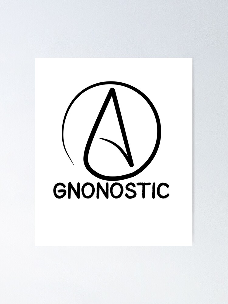 "Agnostic with Symbol" Poster by AbsurdlyEpic | Redbubble