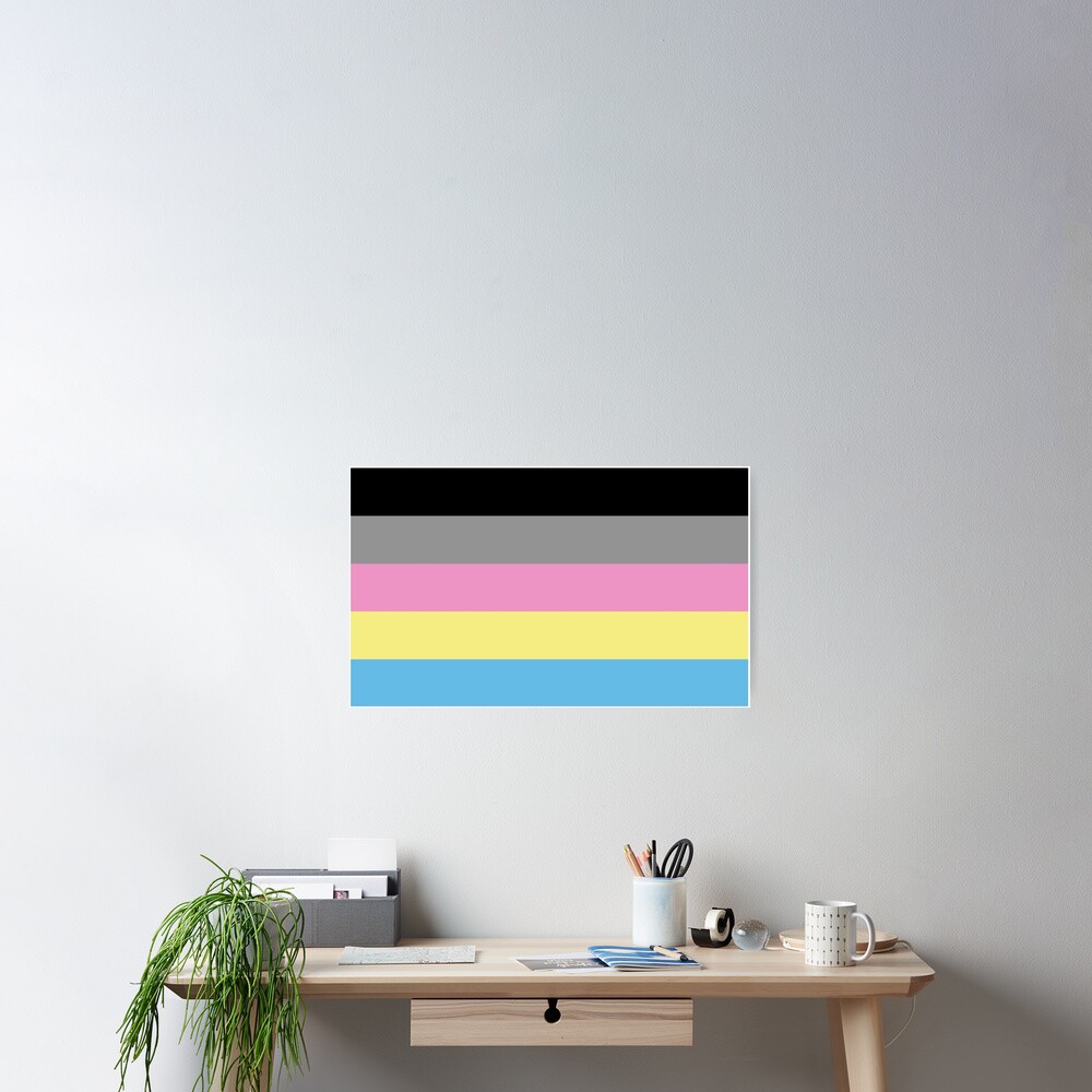 "Polygender Pride Flag" Poster by Alexlaurenmlk | Redbubble