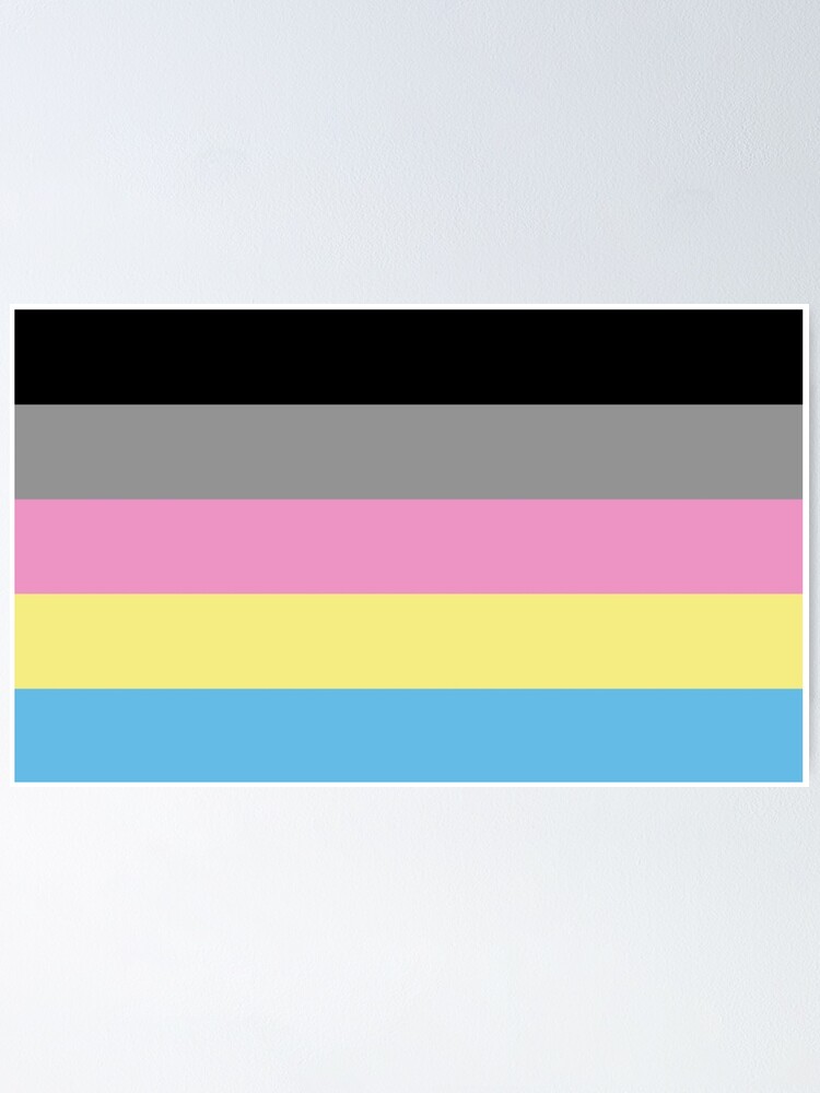 "Polygender Pride Flag" Poster by Alexlaurenmlk | Redbubble