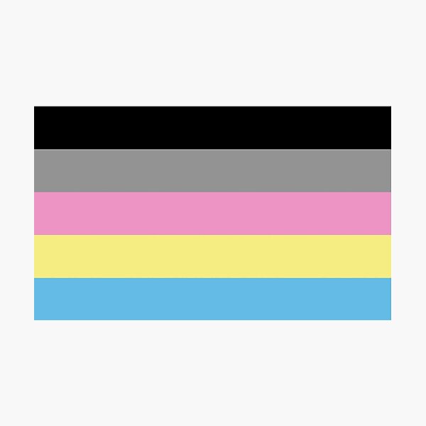 "Polygender Pride Flag" Photographic Print by Alexlaurenmlk | Redbubble