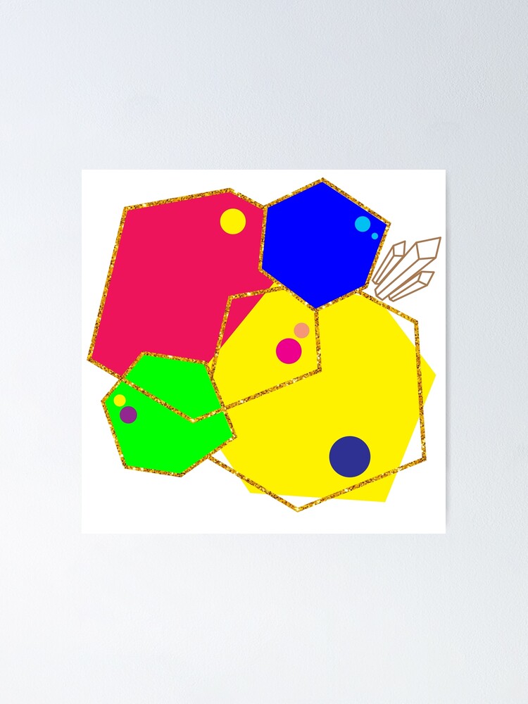 Geomtry Poster By Ronielle Redbubble