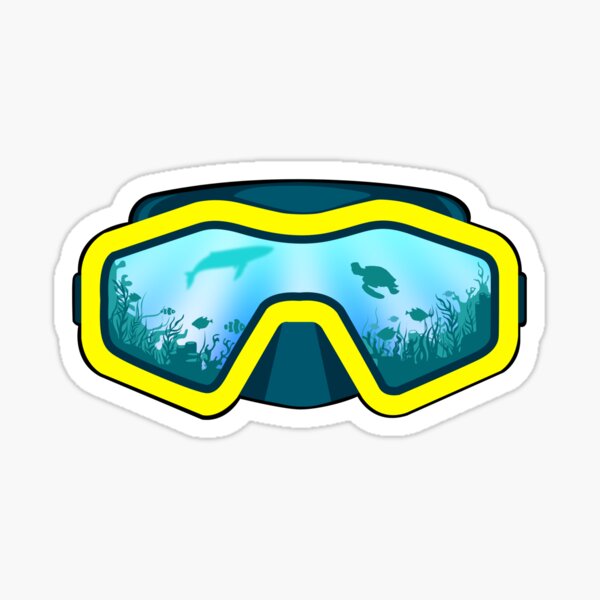 "Snorkeling" Sticker for Sale by SILAWA | Redbubble