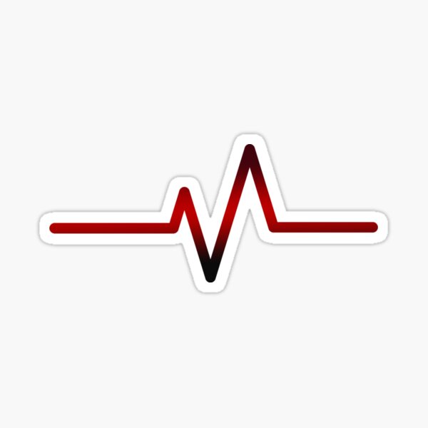 "Pulse" Sticker for Sale by zaynthing | Redbubble