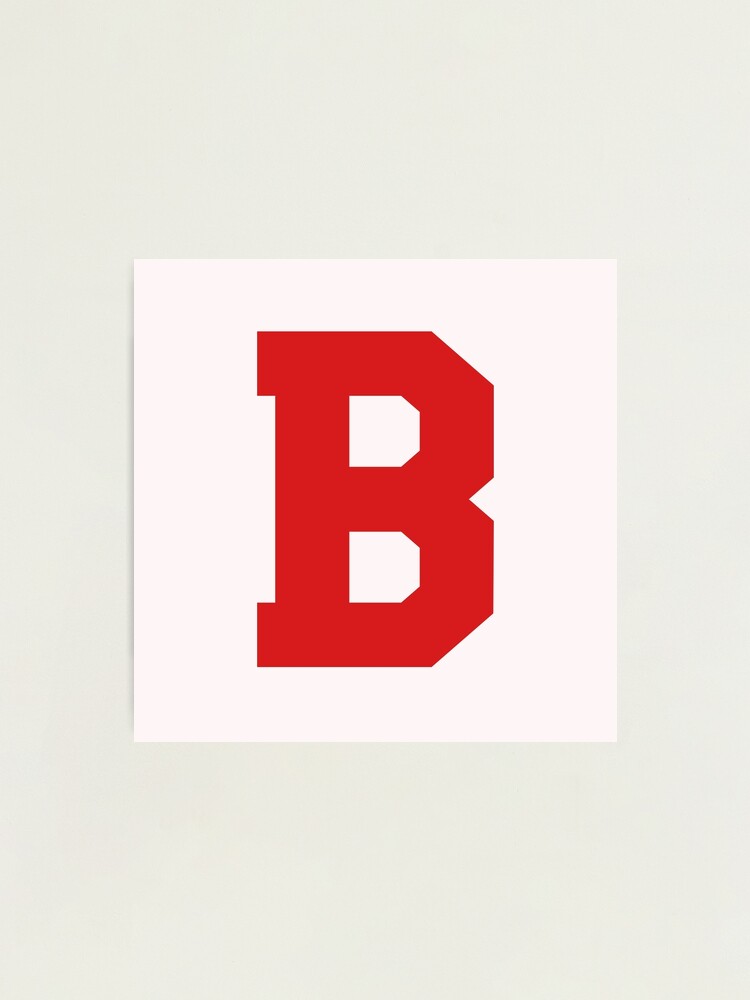 Letter B Logo Red