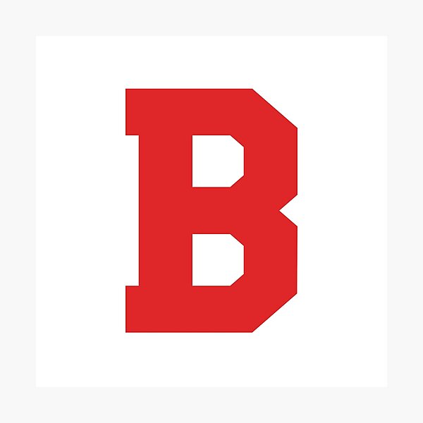 "Alphabet, Red B, Sports letter B" Photographic Print for Sale by ...