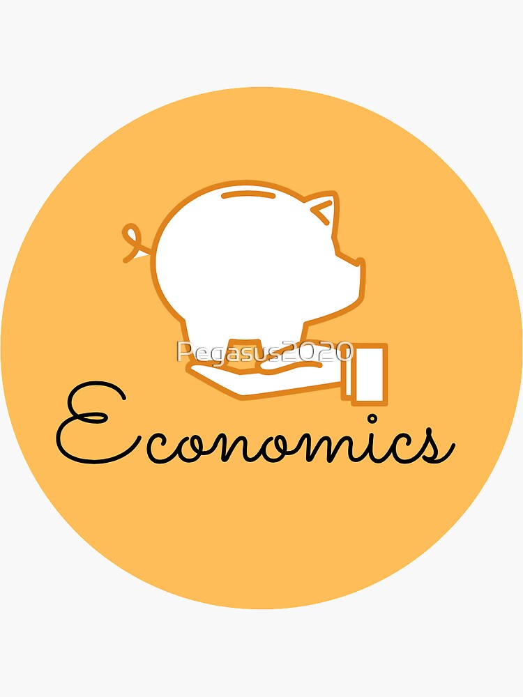 "Economics Subject Sticker" Sticker by Pegasus2020 | Redbubble