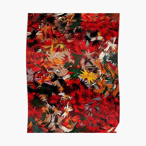 "Red Bull Pattern" Poster for Sale by Shamirazzuri | Redbubble