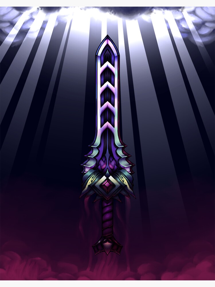 "Terraria Game - Sword Poster" Sticker for Sale by Gnextdoor22 | Redbubble