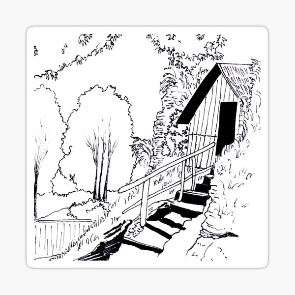 "Arrowtown Chinese Settlement" Sticker for Sale by YuNikDraw | Redbubble