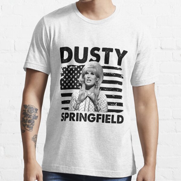"Retro American Flag Dusty Springfield Music Gift" Essential T-Shirt ...