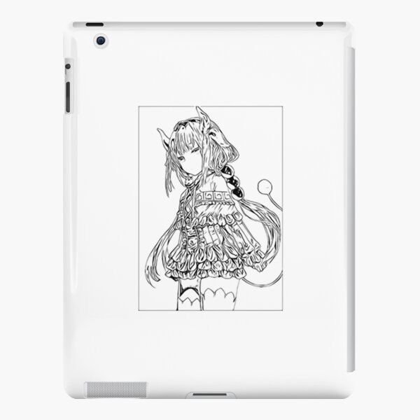 Kobayashi San Chi No Maid Dragonmiss Kobayashis Dragon Maid Kanna Kamui Sketch Ipad Case