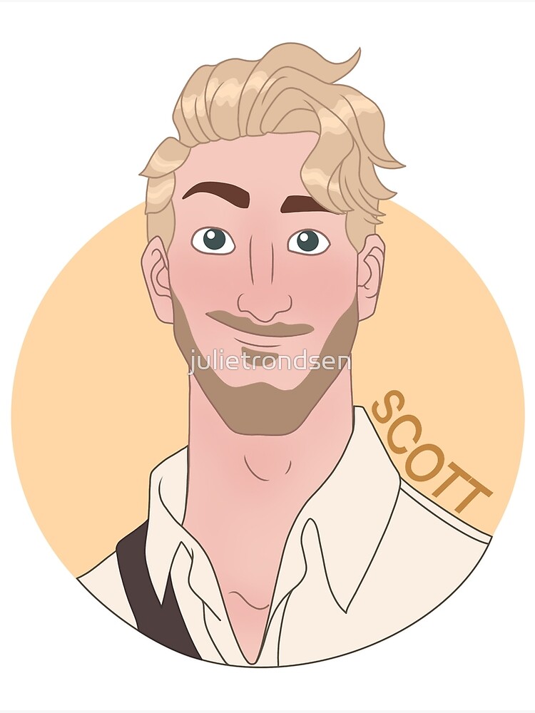 "Coral Island - Scott" Poster for Sale by julietrondsen | Redbubble