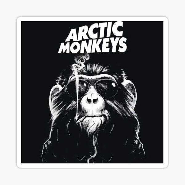 "monkey smoke" Sticker for Sale by christophercsss | Redbubble