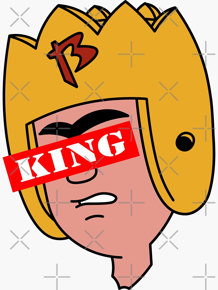 "Recess King Bob" Sticker for Sale by ProdbyNiECO | Redbubble