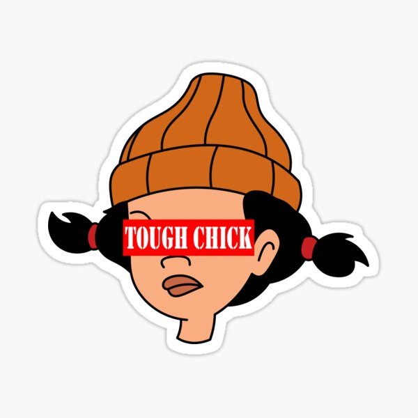 "Recess Spinelli The Tough Chick" Sticker by ProdbyNiECO | Redbubble