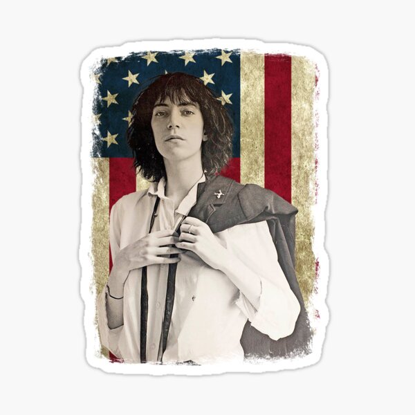 "Vintage American Flag Patti Smith Legend" Sticker for Sale by ...