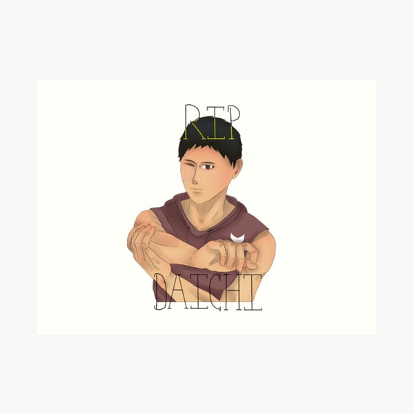 "Haikyuu Karasuno High Daichi Sawamura Tiktok Meme" Art Print by ...