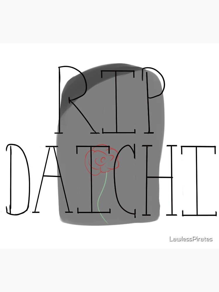 "Haikyuu Karasuno High Daichi Grave Stone Tiktok Meme" Art Print for ...