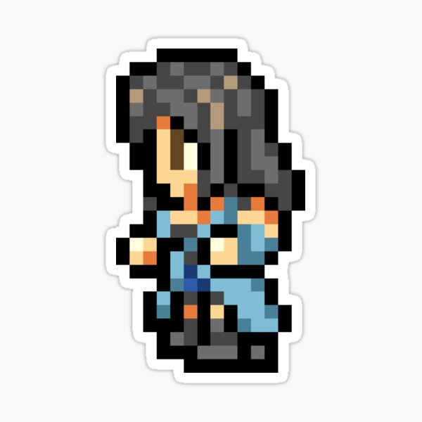 Pegatina «Final Fantasy VIII - Sprite de Rinoa» de SpriteZone | Redbubble