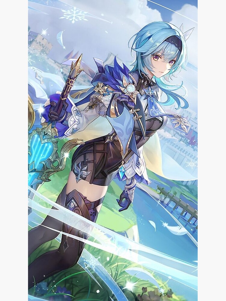 "Genshin Impact Eula (Art Design)" Poster by Salahbouab2031 | Redbubble