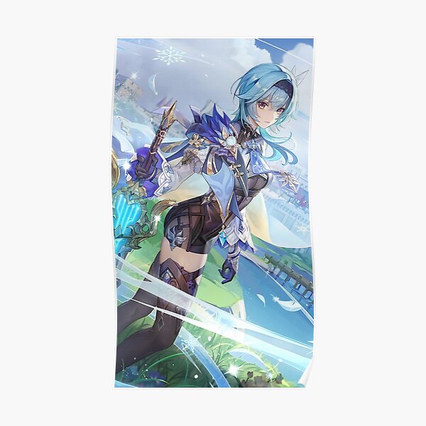 "Genshin Impact Eula (Art Design)" Poster by Salahbouab2031 | Redbubble