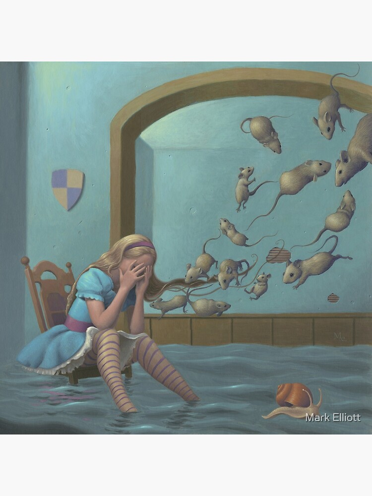 "Alice's Pool of Tears" Poster for Sale by Mark Elliott | Redbubble