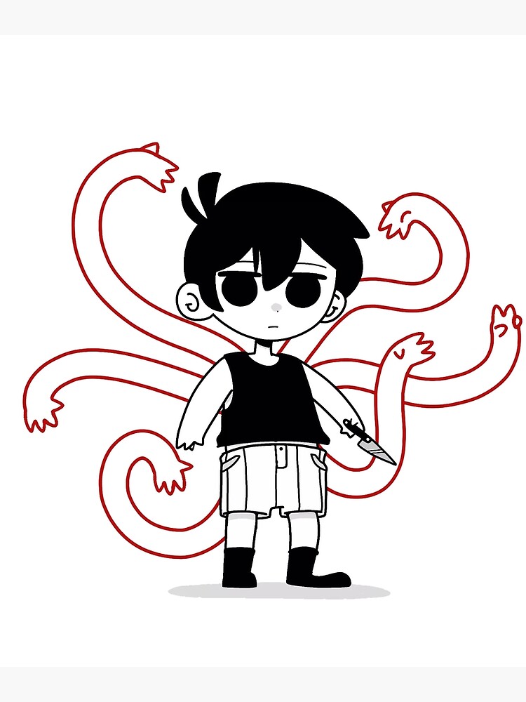 Lámina fotográfica «camiseta omori - manos omori omori fanart - juego ...